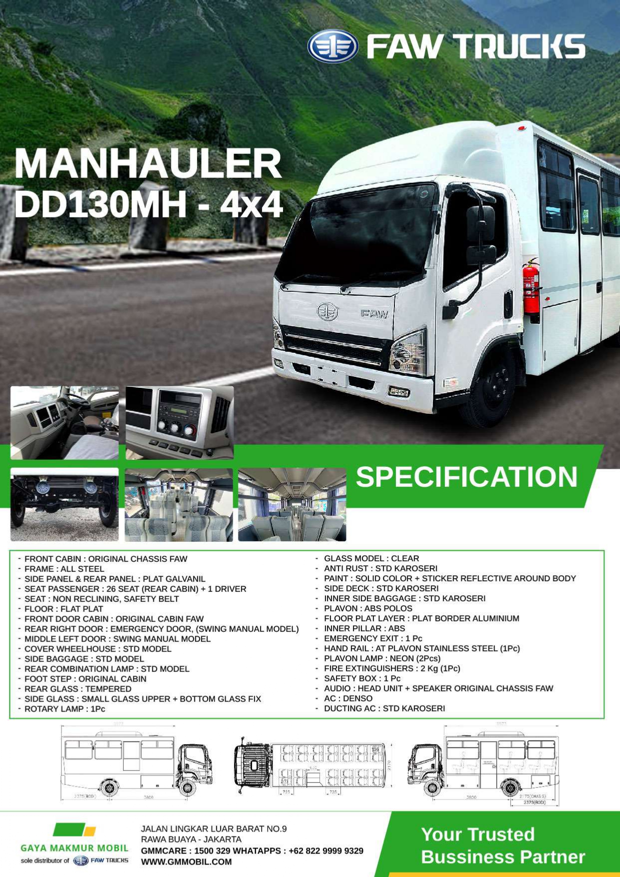 FAW TRUCKS - PT. Mila Umiati Nusantara